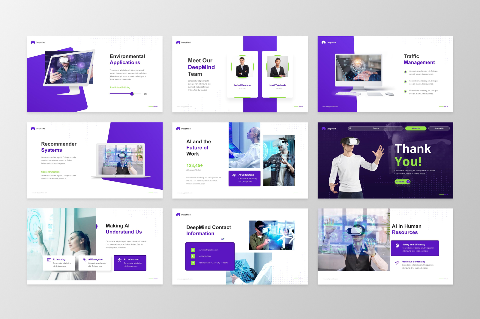 Deepmind Artificial Intelegence Powerpoint Presentation Templates